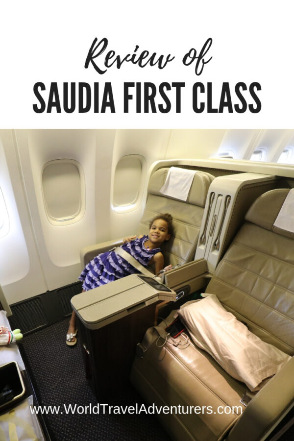 Saudia First Class Review - World Travel Adventurers | Luxury Travel Blog