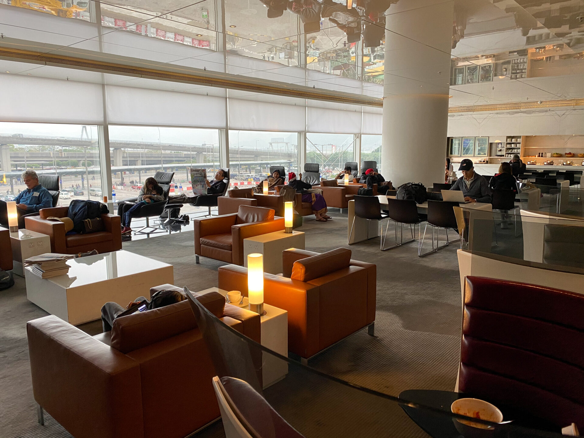 Cathay Pacific Hong Kong Business Class Lounge Review – World Travel ...